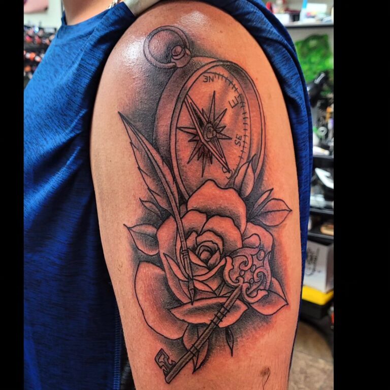 Updated 70 Best Compass Tattoo Designs April 2025